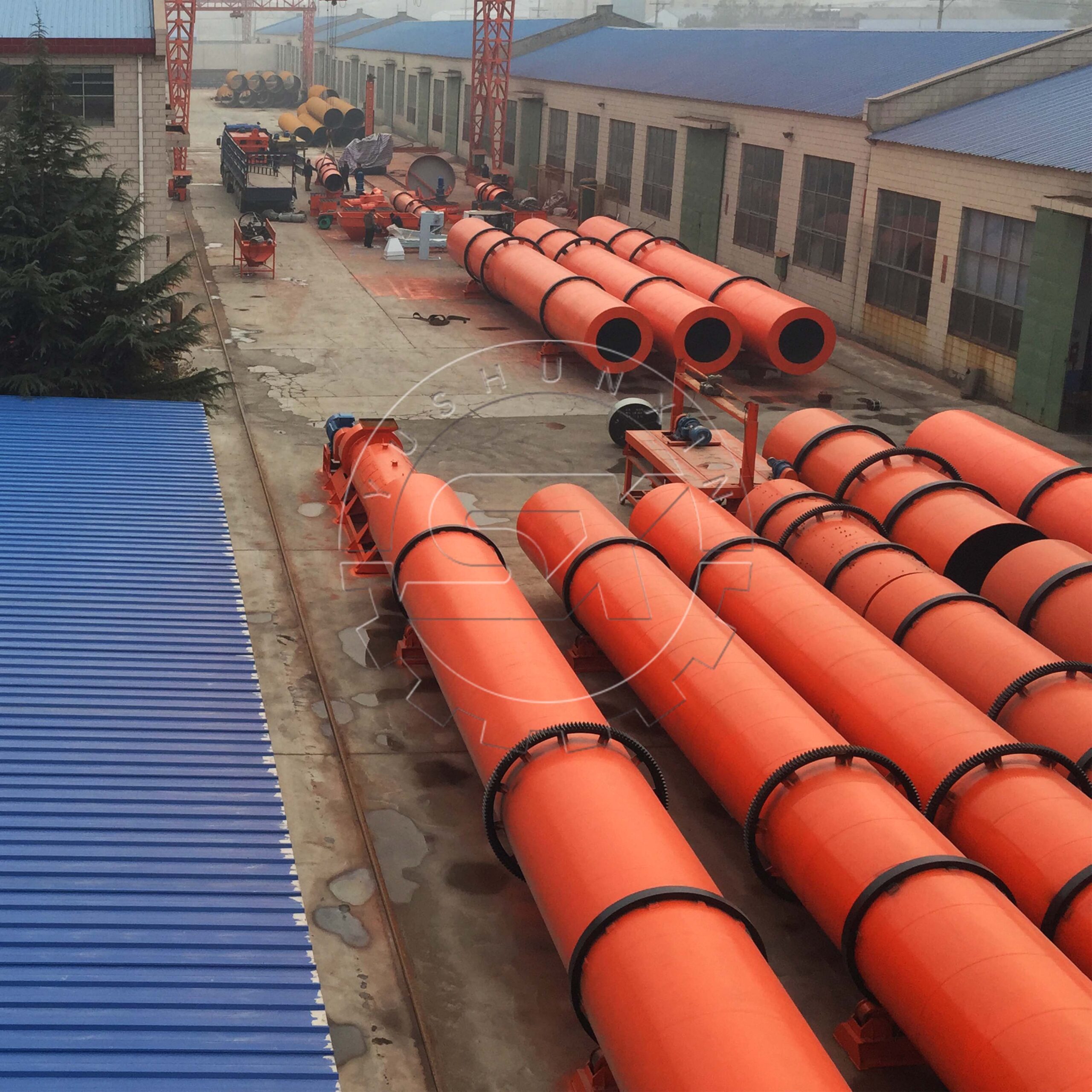 Rotary Cooler in Granular Fertilizer Factory | Working Process