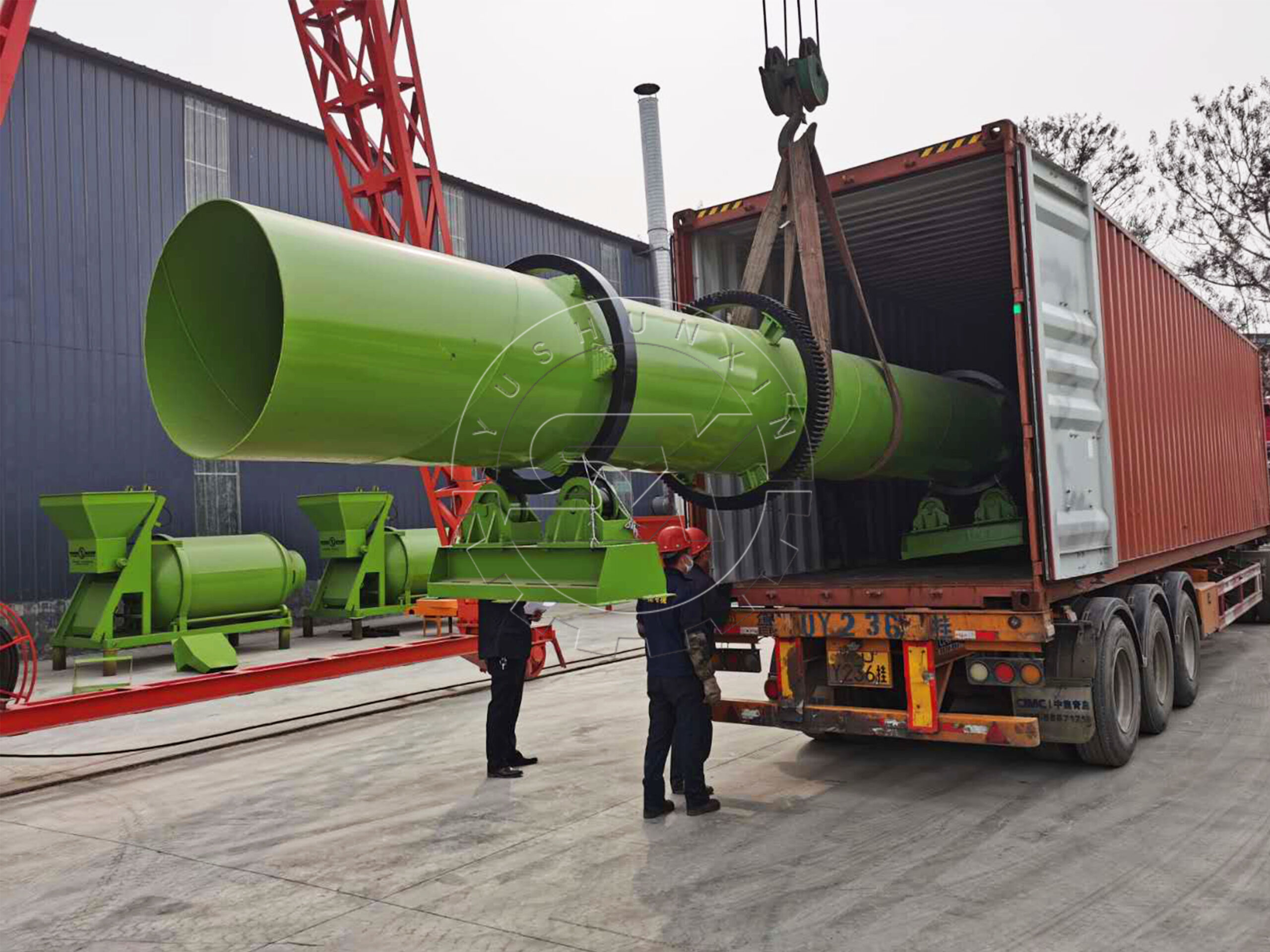 Rotary Cooler in Granular Fertilizer Factory | Working Process