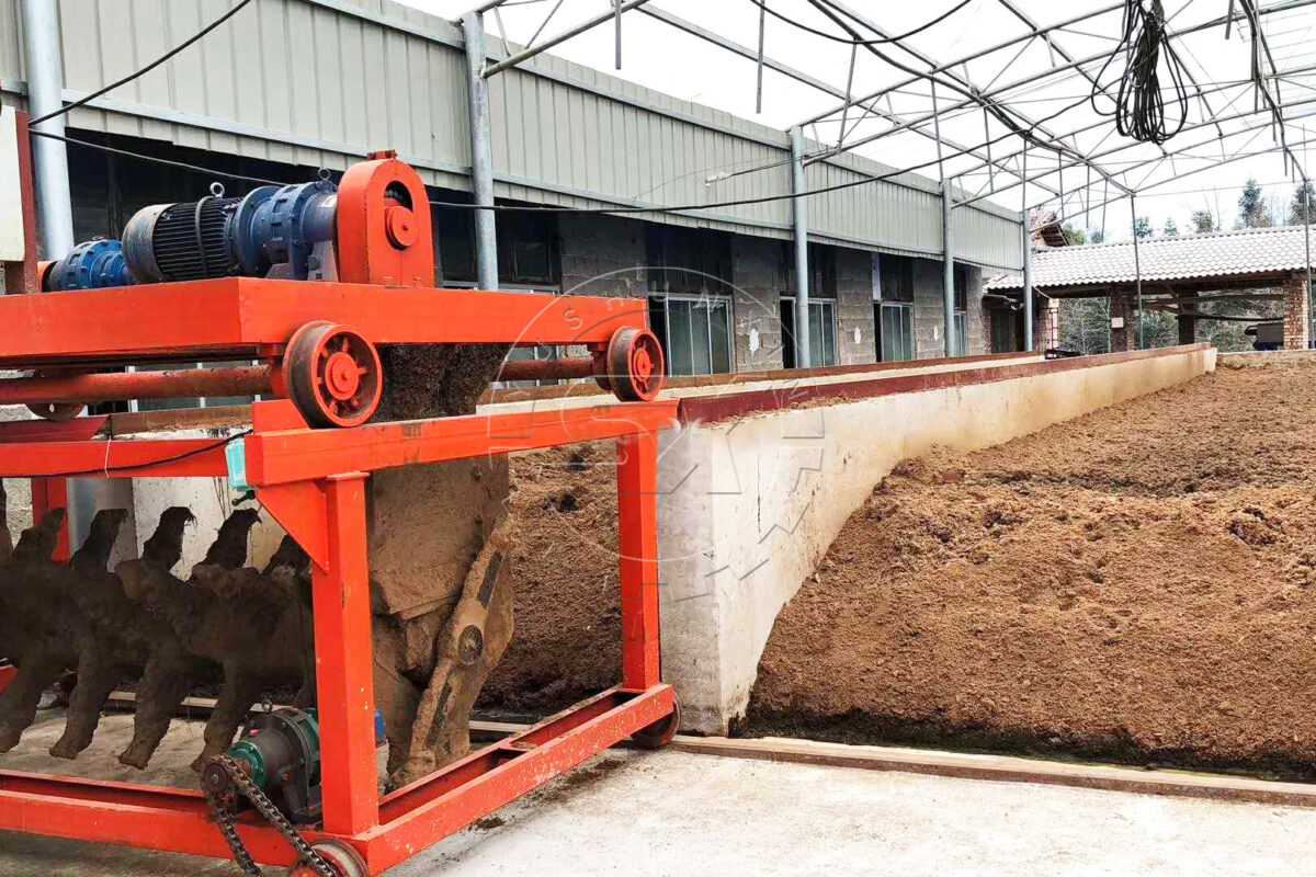 Commercial Manure Composting System | Organic Fertilizer Making Unit